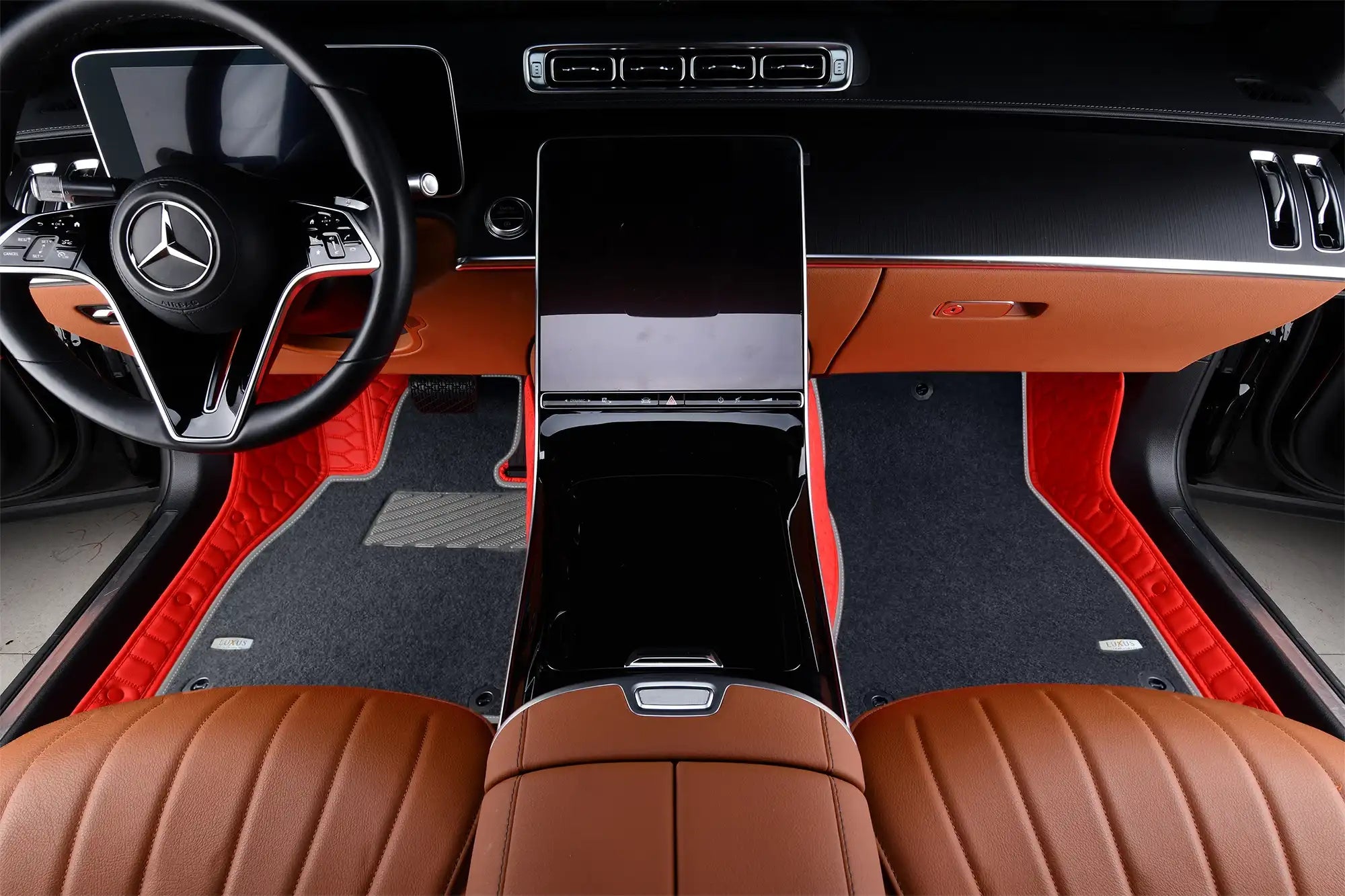 Luxus Honeycomb Double Layer Floor Mats – Custom Fit, Full Coverage ...