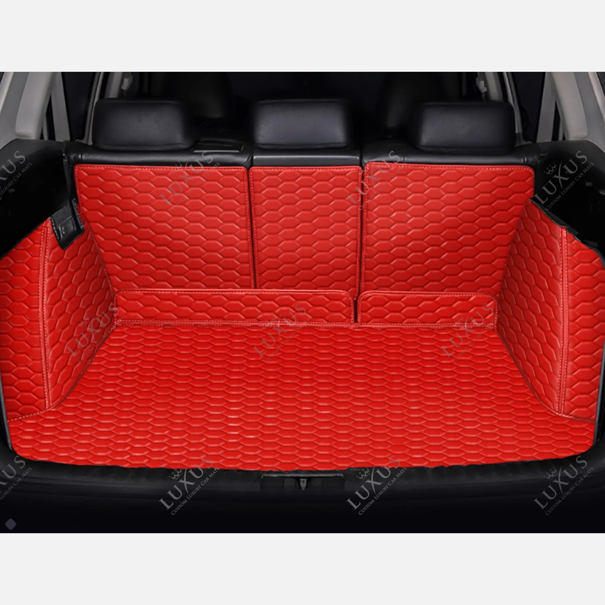 Luxus 360Fit™ Honeycomb Trunk Mats – Full Coverage, Custom Luxury Fit