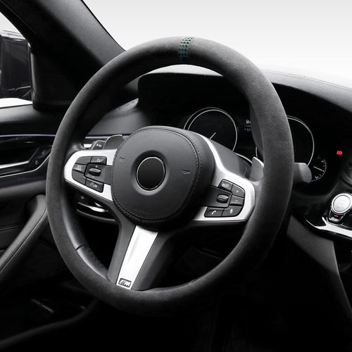 Luxus Suede Full Steering Wheel Cover